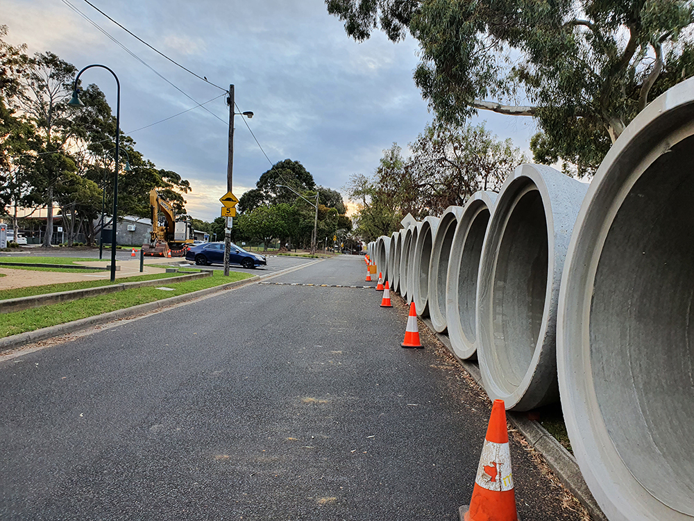 Flood mitigation works in Bentleigh East | Glen Eira City Council